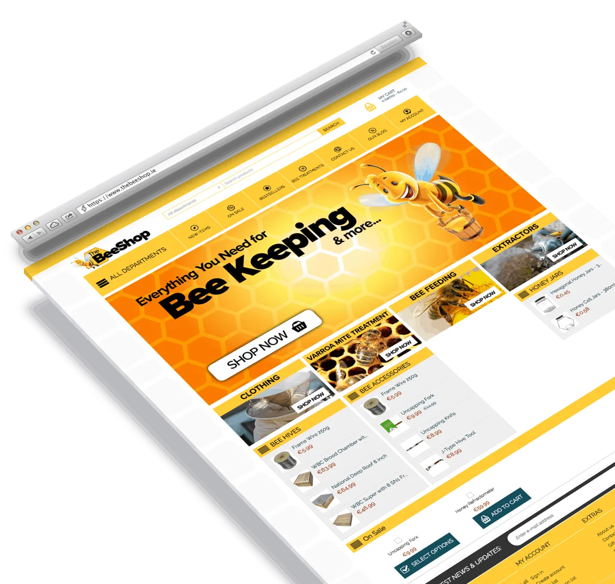 The Bee Shop | Snazzy Digital